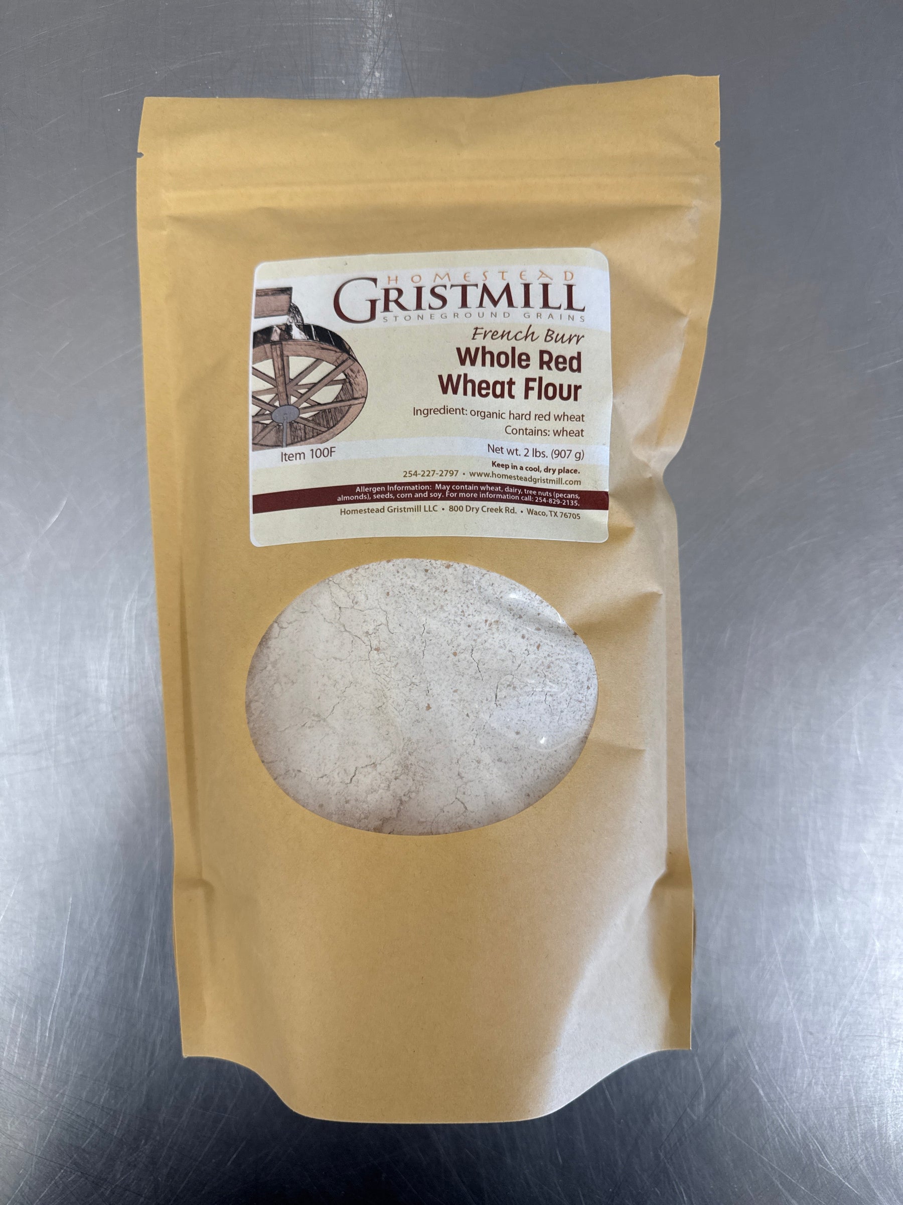 French Burr Red Whole Wheat Flour – Homestead Gristmill