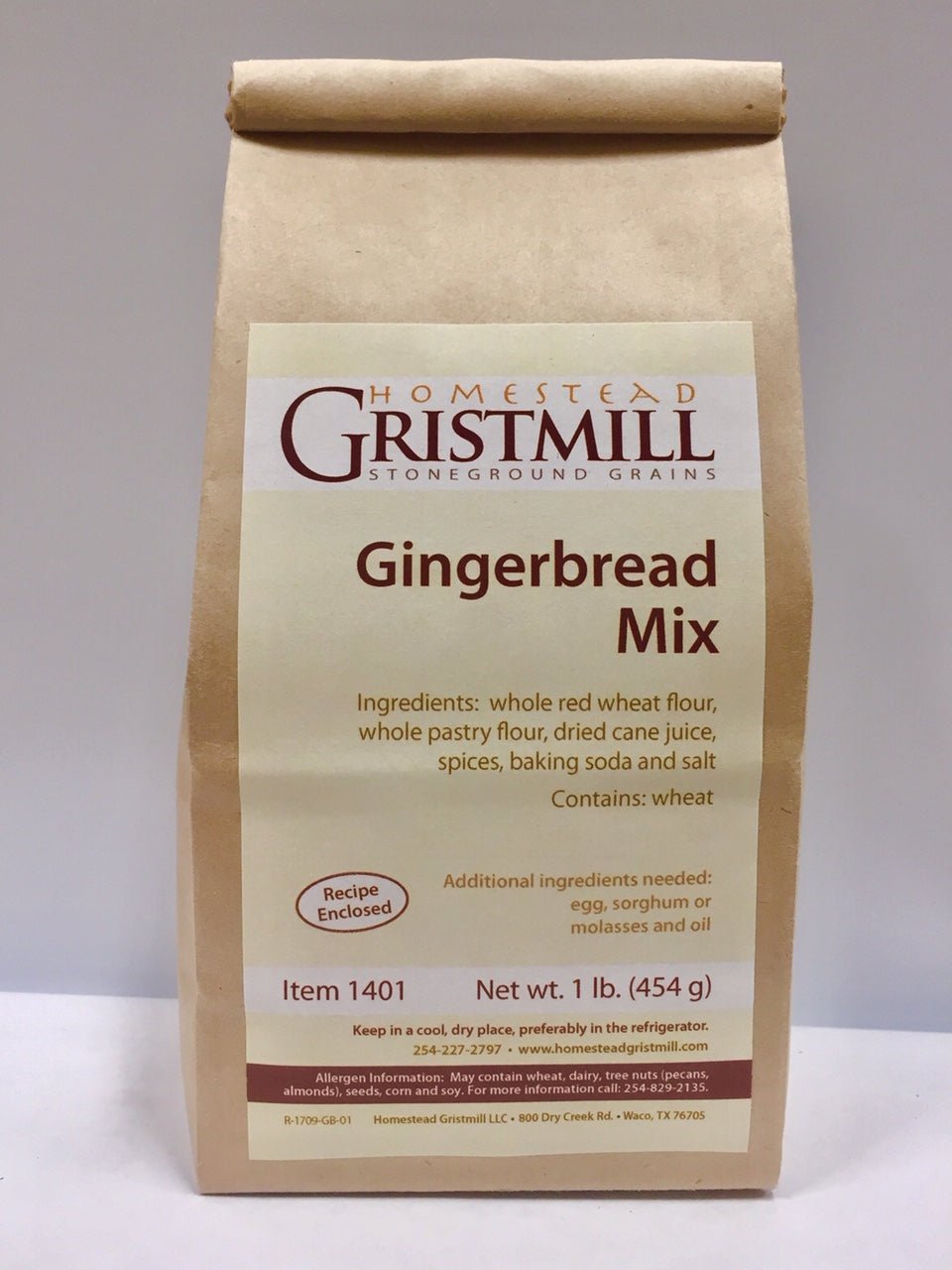 Gingerbread Mix – Homestead Gristmill