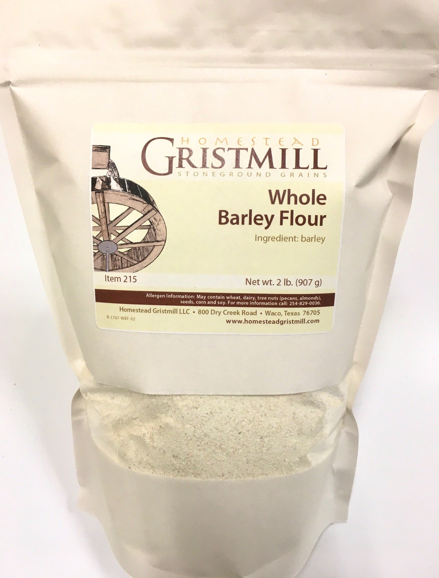 Whole Barley Flour – Homestead Gristmill
